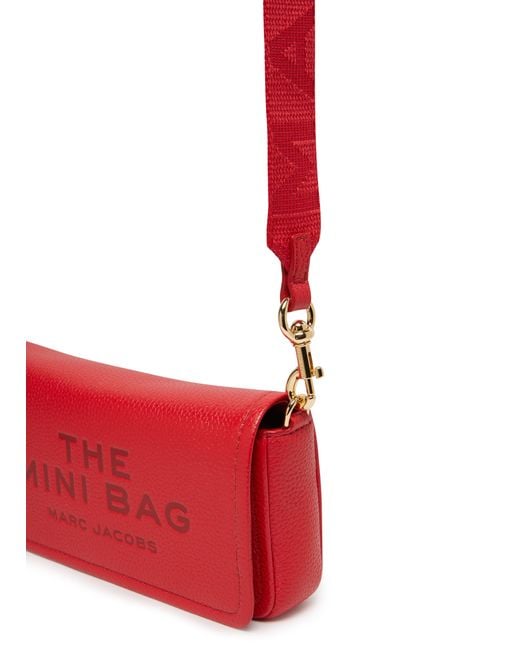 Marc Jacobs The Leather Mini Bag in Red | Lyst
