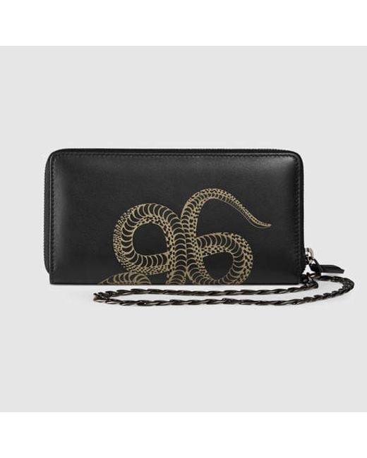 Black Gucci Snake Wallet | Paul Smith