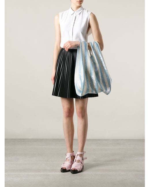 ashish-blue-sequin-grocery-bag ashish-blue-sequin-grocery-bag