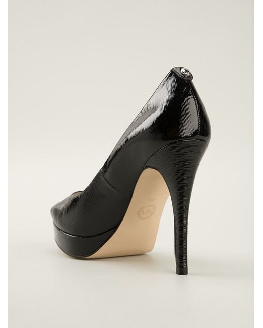 Michael Michael Kors York Platform Pumps In Black Lyst