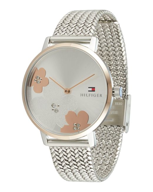wird bearbeitet Stellen Impfen tommy hilfiger uhr silber rose ...