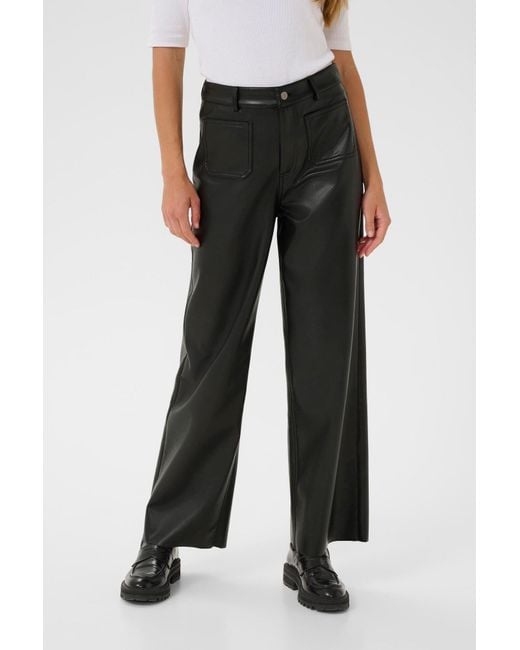 Kaffe Hose Mikka in Schwarz | Lyst DE