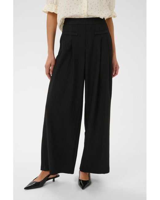 Kaffe Hose Victorina in Schwarz | Lyst DE