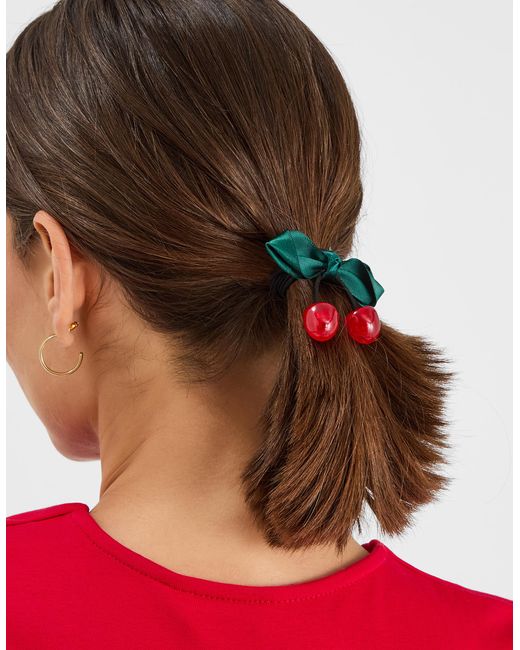 Accessorize 2-Pack Cherry Hair Bands in Brown | Lyst UK