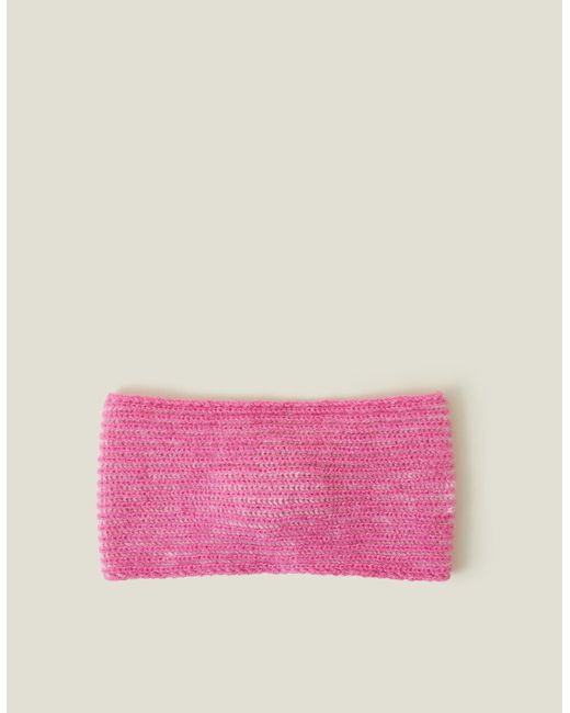Accessorize Women's Twist Knit Bando Headband in Pink | Lyst UK