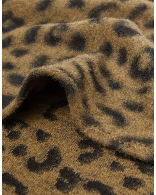 Accessorize Leopard Print Triangle Scarf in Natural | Lyst UK