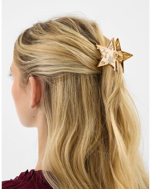 Accessorize Metal Star Claw Clip in Natural | Lyst UK