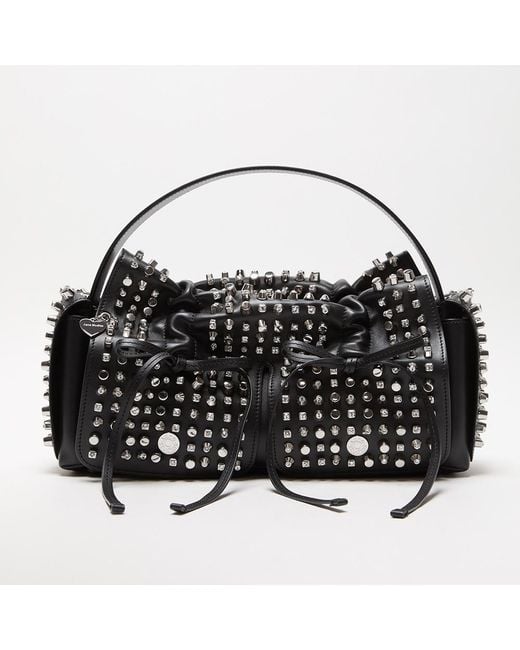 Acne Studios Multipocket Studs Bag in Black | Lyst