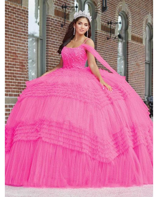 Pink Puffy Quinceanera Dresses