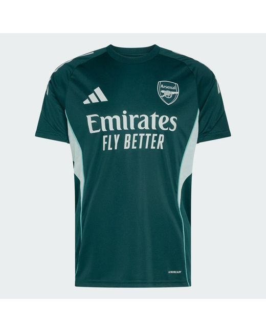adidas Arsenal Tiro 25 Competition Training Jersey in Green for Men ...