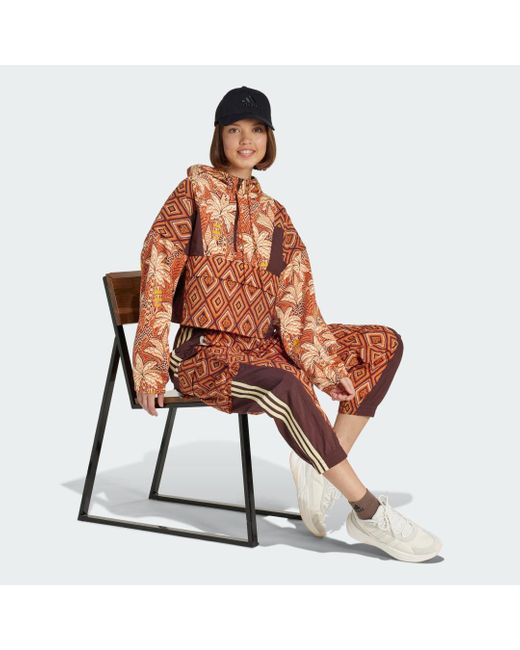 adidas X Farm Rio Premium Track Jacket in Orange | Lyst UK