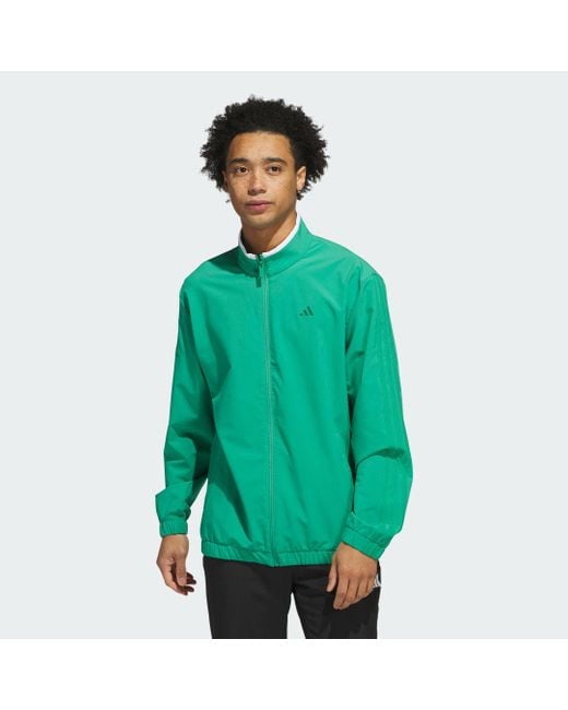 adidas Woven Track Top in Green for Men | Lyst UK
