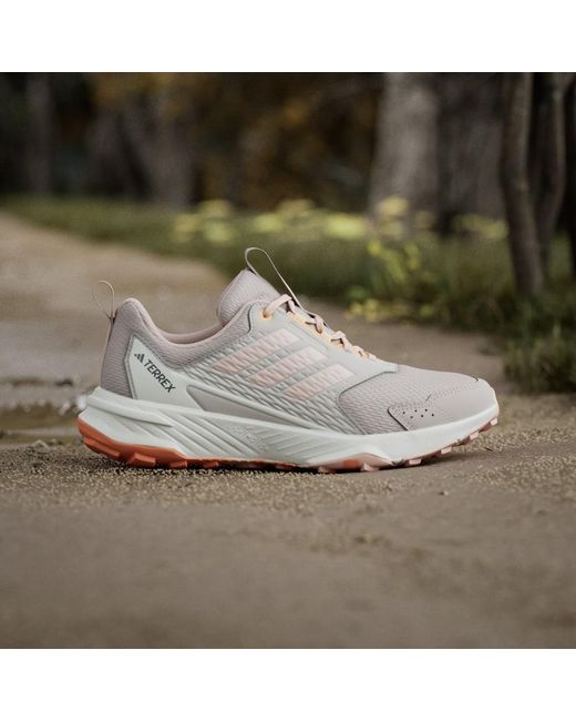 adidas Tracefinder Trail Running Shoes in Natural | Lyst UK
