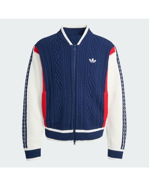 adidas Retro Remix Cardigan in Blue for Men | Lyst UK