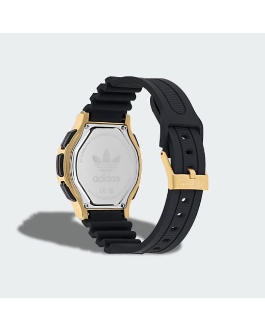 adidas Expression Three Digital Ps Watch in Metallic | Lyst UK
