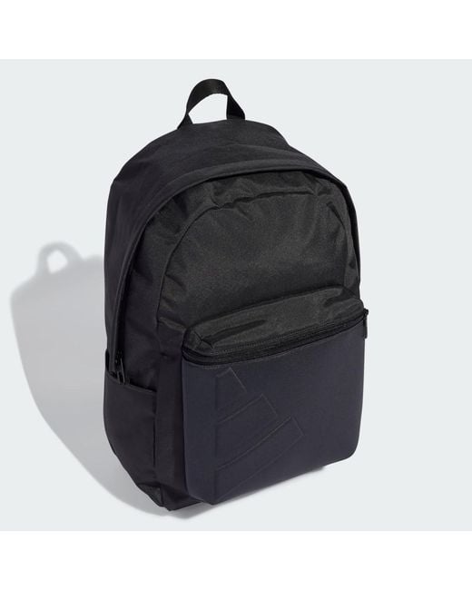 adidas Essentials Embossed Logo Backpack in Black | Lyst UK