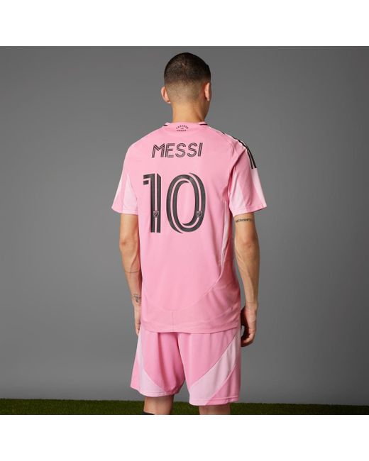 adidas Inter Miami Cf 25/26 Messi Home Authentic Jersey in Pink for Men ...