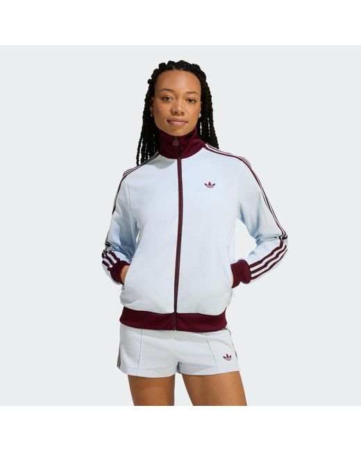 adidas Classic Track Top in Blue | Lyst UK