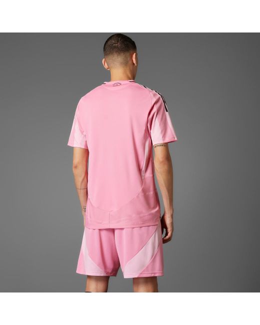 adidas Inter Miami Cf 25/26 Home Authentic Jersey in Pink for Men | Lyst UK
