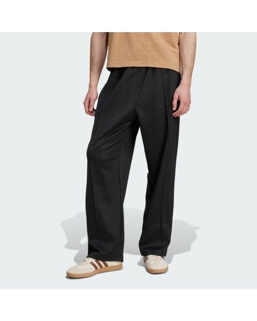 adidas Adicolor Baggy Fit Firebird Track Pants in Black for Men | Lyst UK