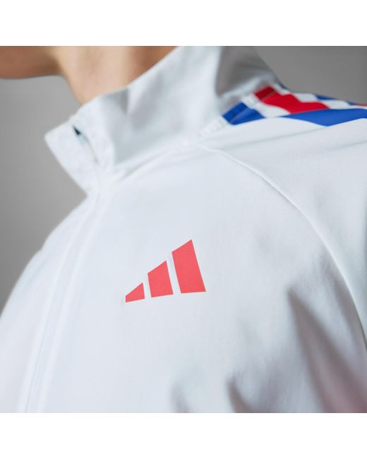 adidas Adizero Retro Running Jacket in Blue for Men | Lyst UK