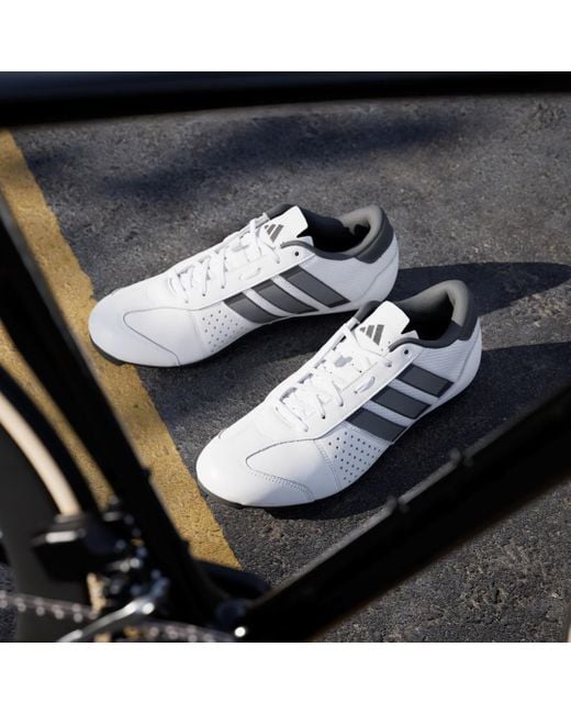 adidas Heritage Road Cycling Shoes in White | Lyst UK