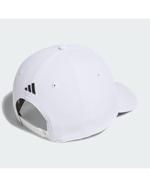 adidas Tour Snapback Crestable Cap in White for Men | Lyst UK