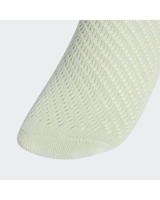 adidas Crochet Crew Socks 2 Pairs in Green | Lyst UK