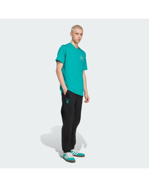adidas Liverpool Fc Terrace Icons Graphic T-Shirt in Green for Men ...