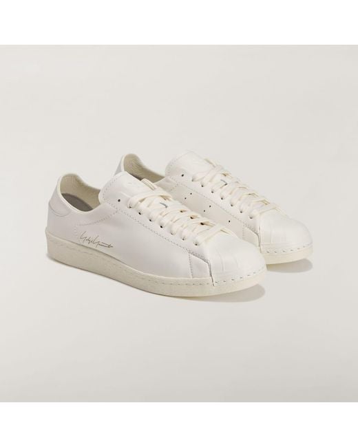 adidas Y-3 Superstar Shoes in White | Lyst UK