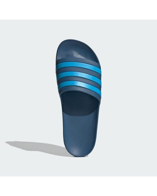 adidas Adilette Aqua Slides in Blue | Lyst UK