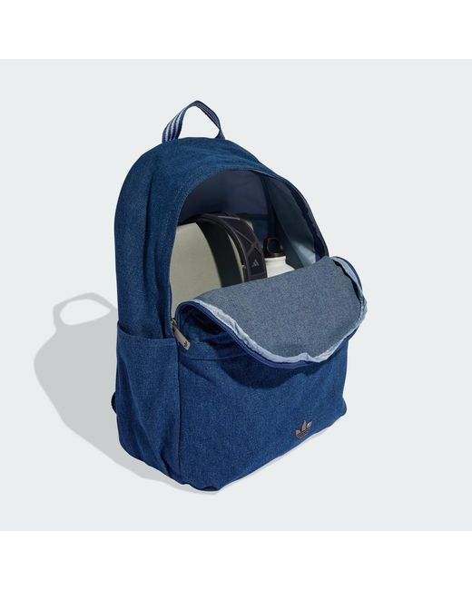 adidas Adicolor Classic Backpack Denim in Blue | Lyst UK