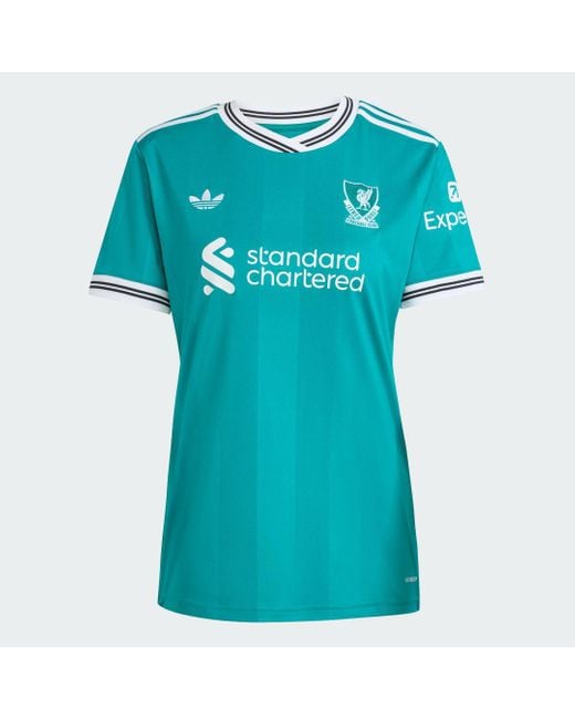 adidas Liverpool Fc 25/26 Third Jersey in Blue | Lyst UK