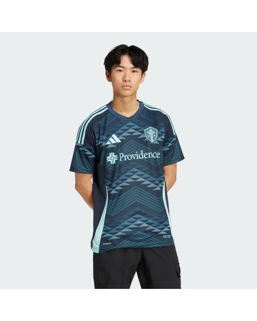 adidas Seattle Sounders Fc 25/26 Away Jersey in Blue for Men | Lyst UK