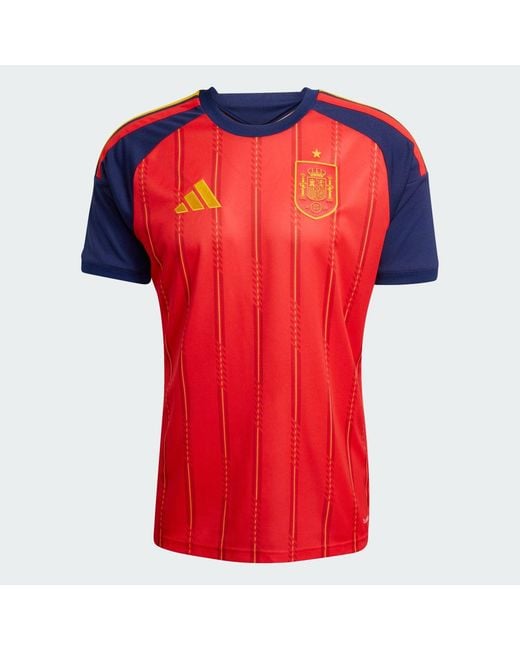 adidas Spain 26 Home Jersey in Red for Men | Lyst UK