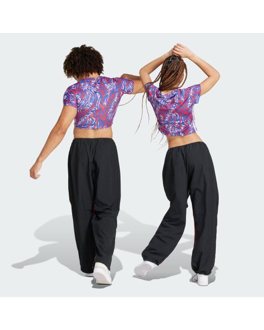 adidas Express All Gender Breaking Track Tracksuit Bottoms in Black ...