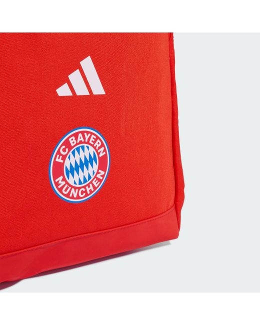 adidas Fc Bayern Home Backpack in Red | Lyst UK