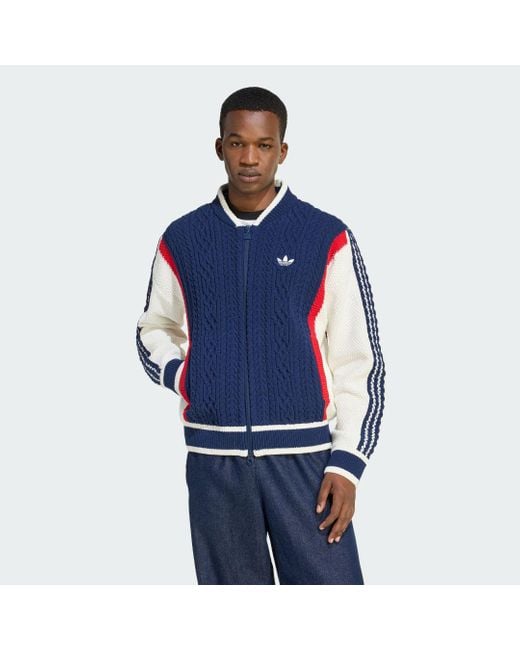 adidas Retro Remix Cardigan in Blue for Men | Lyst UK