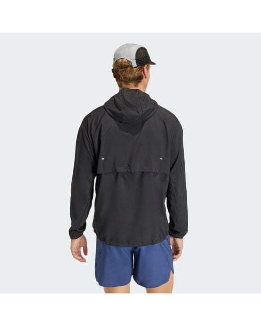 adidas Adi365 Running Essentials Jacket in Black for Men | Lyst UK