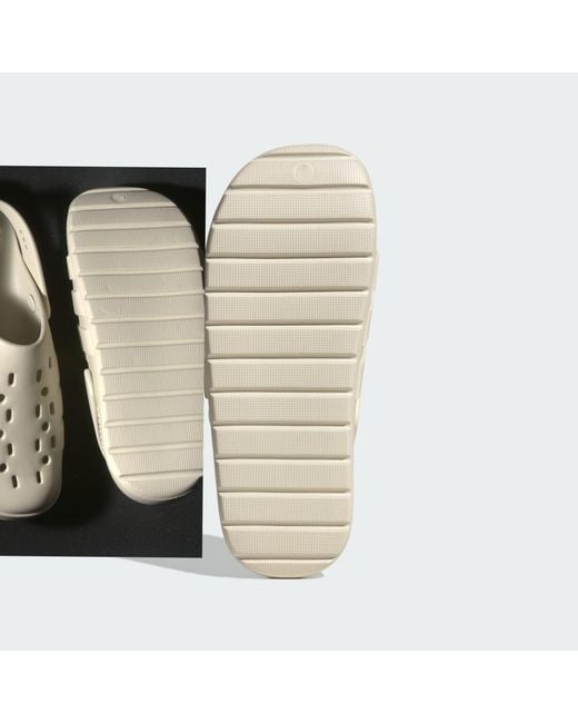 adidas Adilette Clog 2.0 in White | Lyst UK