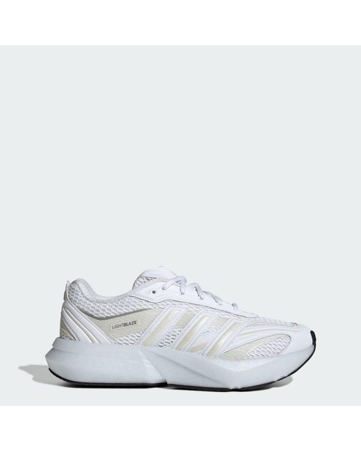 adidas Lightblaze Glow Shoes in White | Lyst UK