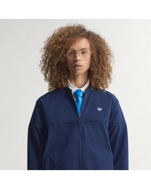 adidas Originals Bomber Jacket in Blue for Men | Lyst UK