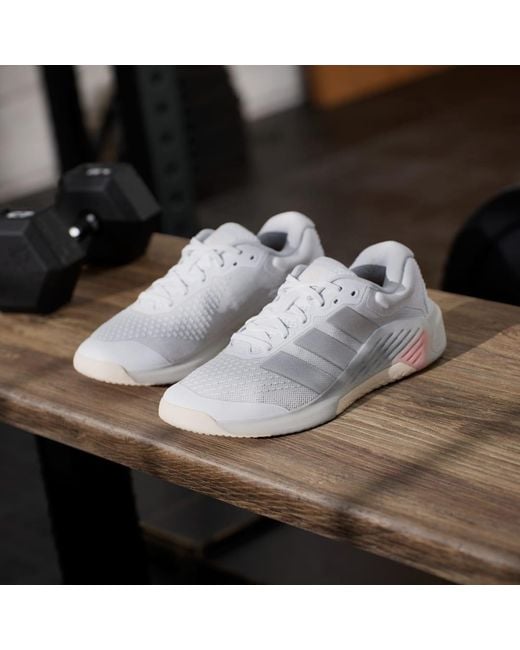 adidas Dropset 4 Training Shoes in White | Lyst UK