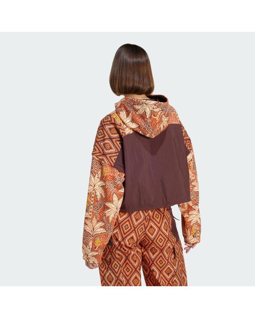 adidas X Farm Rio Premium Track Jacket in Orange | Lyst UK