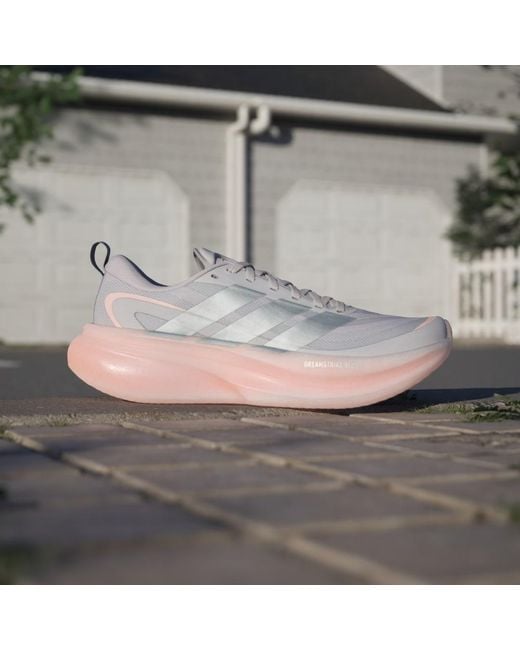 adidas Supernova Glide W Running Shoes in Pink | Lyst UK