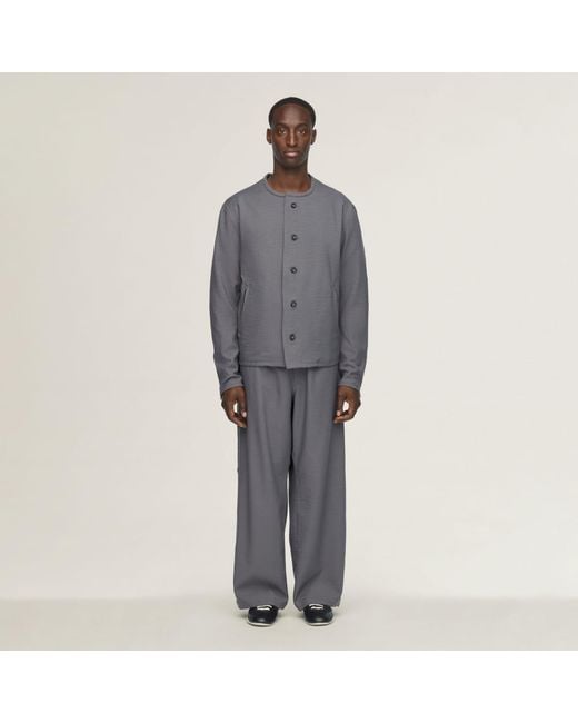 adidas Y-3 Sport Uniform Adaptive 3 Stripes Trousers in Grey for Men ...