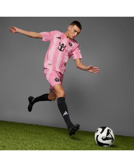 adidas Inter Miami Cf 25/26 Home Authentic Jersey in Pink for Men | Lyst UK