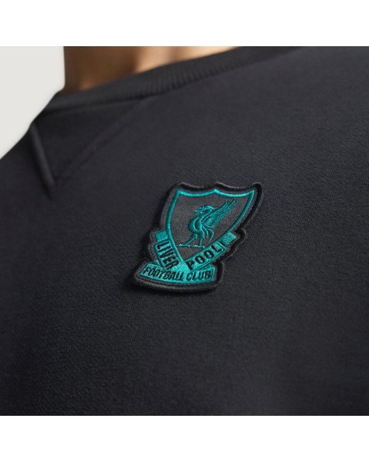 adidas Liverpool Fc Terrace Icons Sweatshirt in Blue for Men | Lyst UK