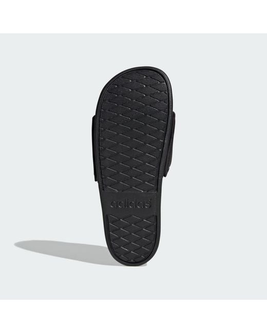 adidas Adilette Comfort Slides in Black | Lyst UK