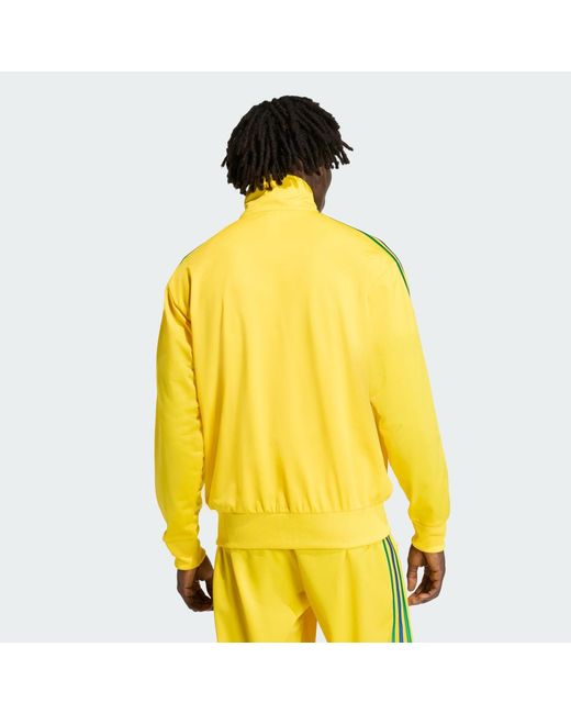 adidas Firebird Track Top in Yellow for Men | Lyst UK